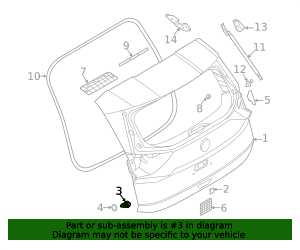 2021-2024 Nissan Rogue Overslam Bumper 90878-6RR1A | My Nissan Part