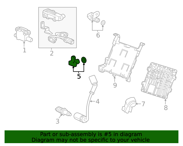 2020-2021 GM Camshaft Sensor 55512090 | GMPartsDirect.com