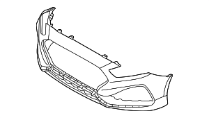 2018-2019 Hyundai Sonata Bumper Cover 86511-C2800 | QuirkParts