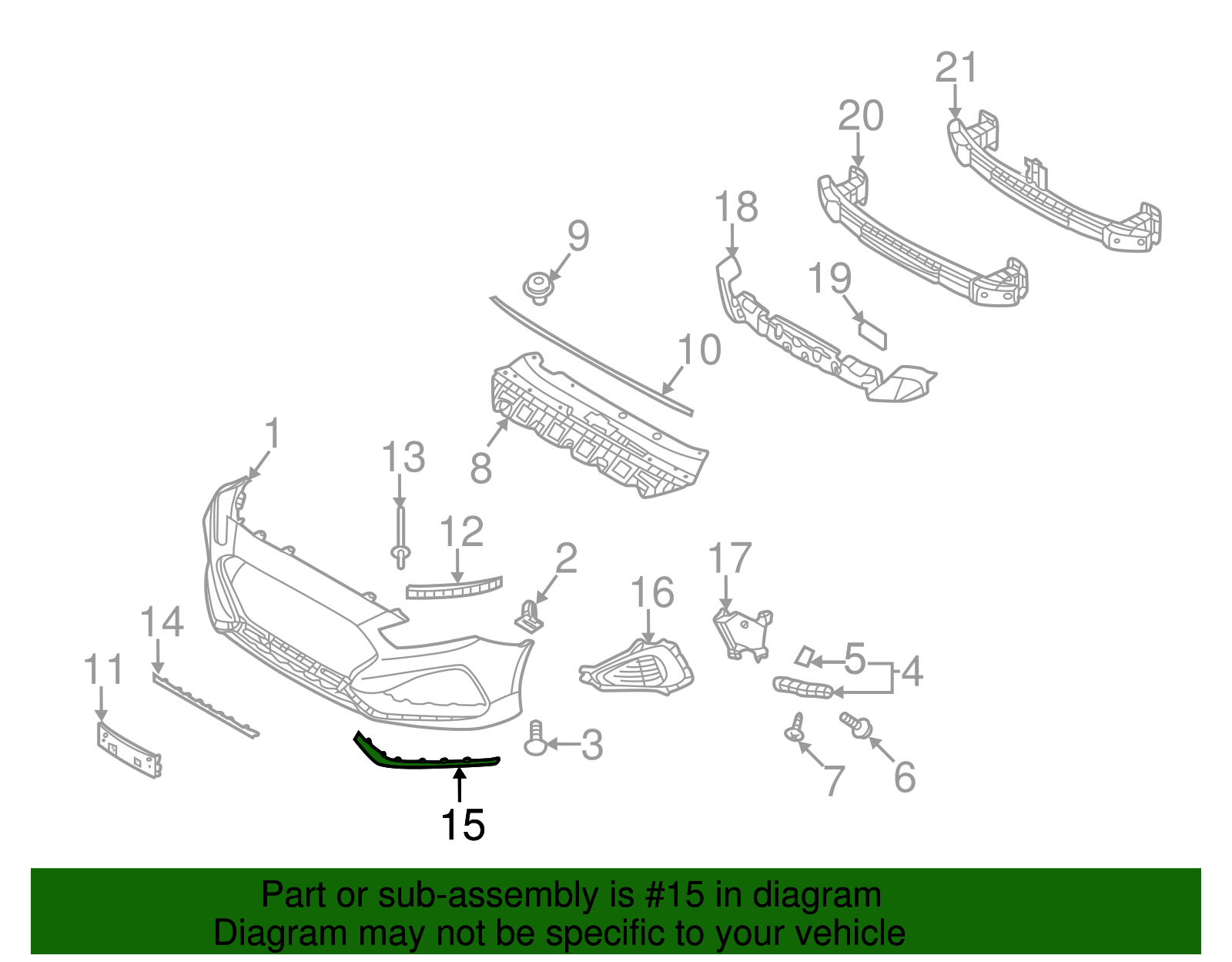 2018-2019 Hyundai Sonata Lower Molding 86563-C2800 | Retail Performance ...