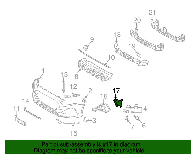 2018-2019 Hyundai Sonata Air Duct 86568-C1700 | OEM Parts Online
