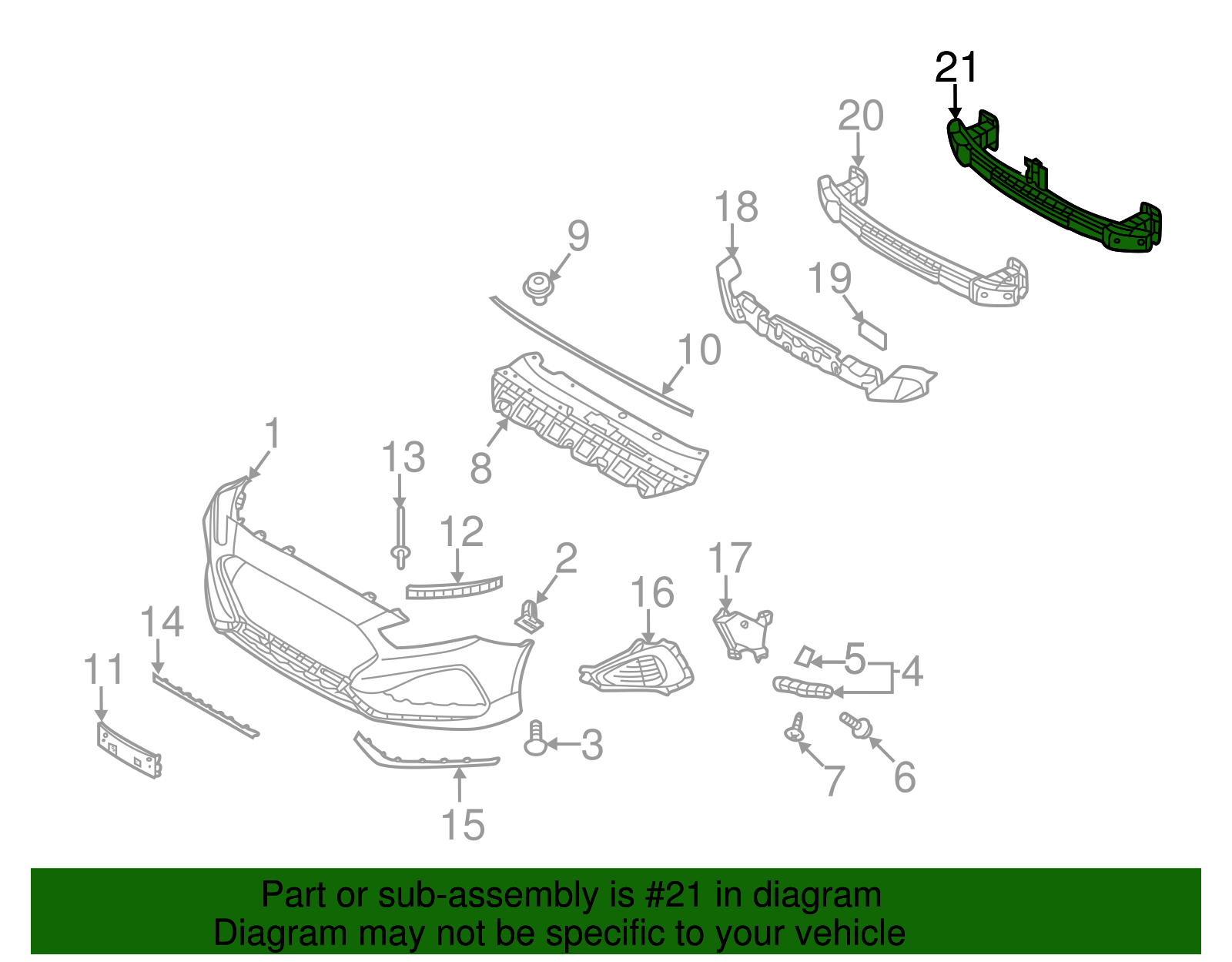 2018-2019 Hyundai Sonata Impact Bar 86530-C2710 | Retail Performance ...