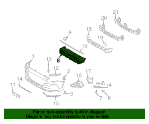 2018-2019 Hyundai Sonata Sight Shield 86361-C2700 | OEM Parts Online