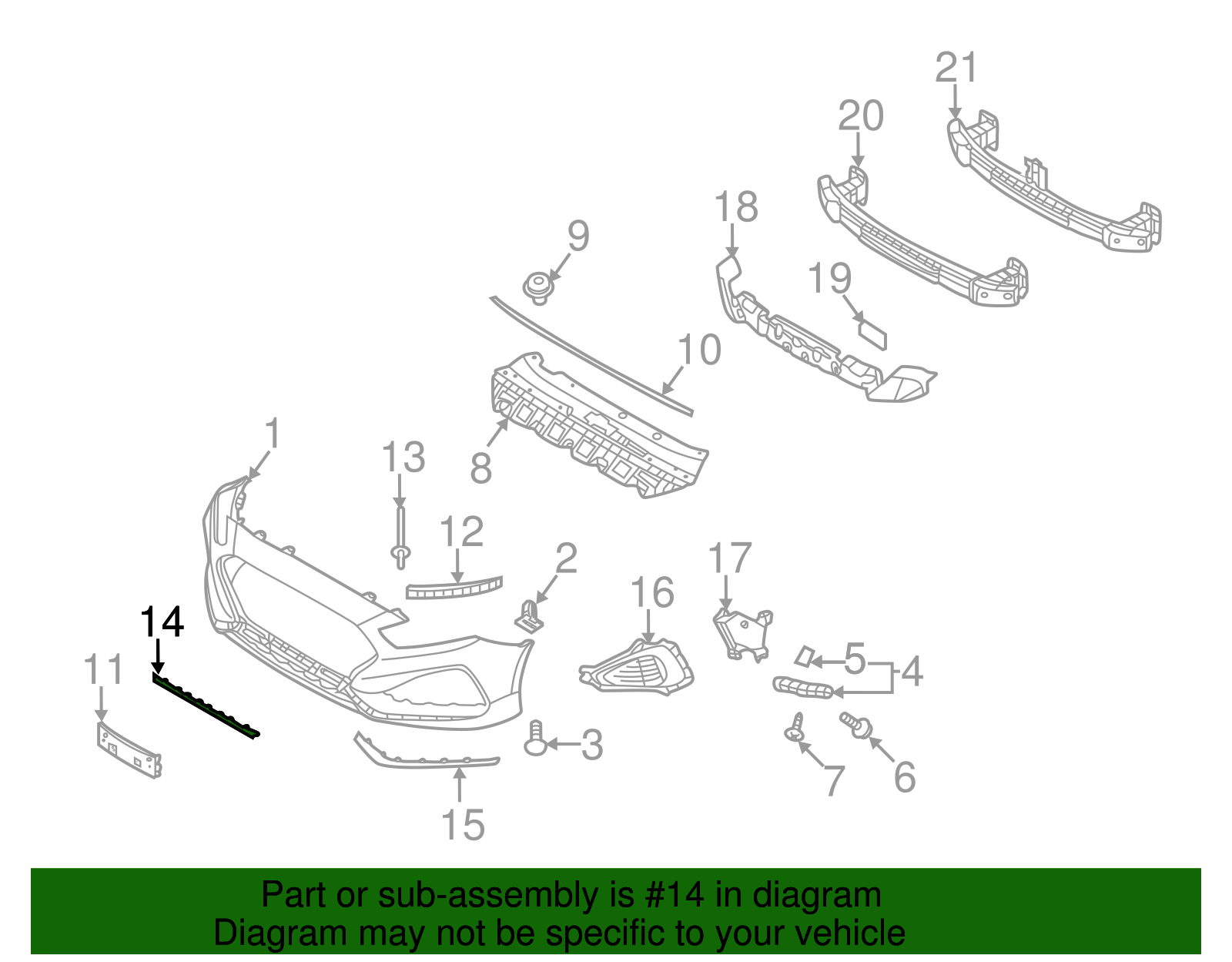 2018-2019 Hyundai Sonata Trim Molding 86565-C2800 | OEM Parts Online