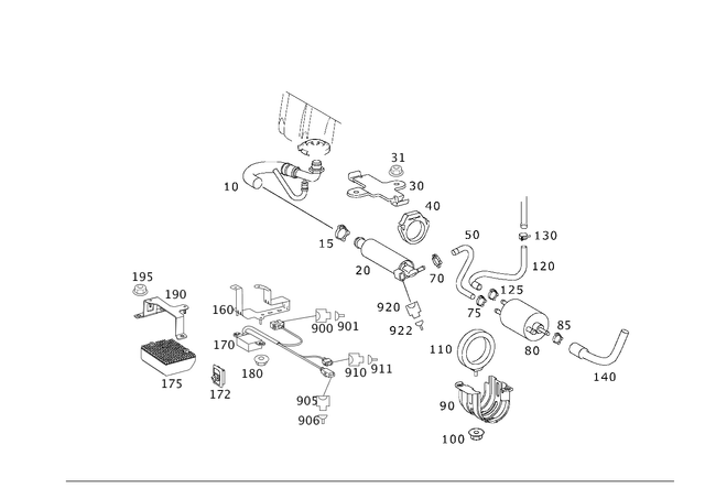 002-477-30-01-64 - Fuel Filter Mercedes-Benz USA Parts