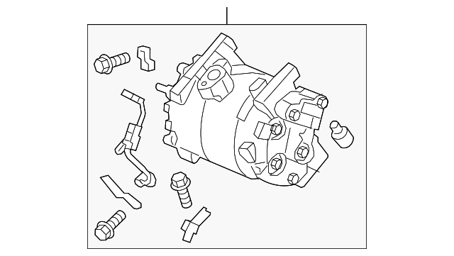 38810-RX0-A01 - Compressor 2012-2015 Honda | Honda Parts Online