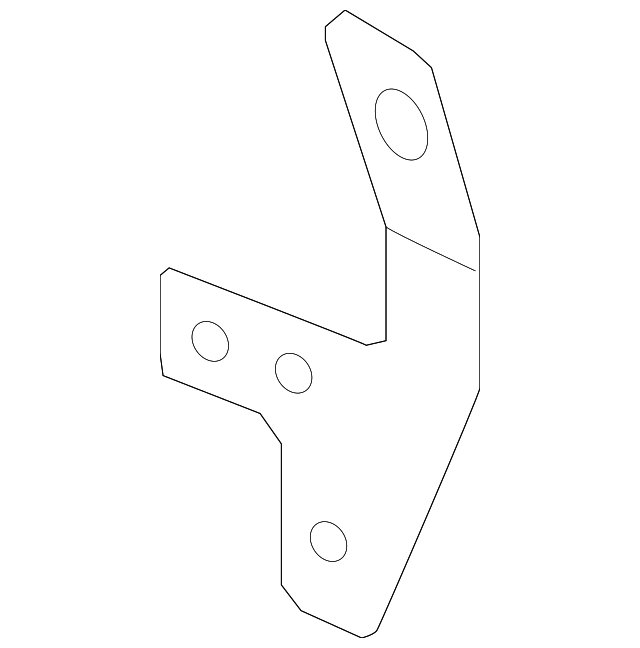 2019-2020 Jeep Cherokee Front Bracket - Passenger Side (RH) 68287962AA ...