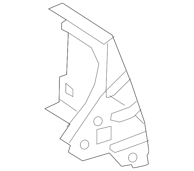 2019-2020 Jeep Cherokee Fender Mtg Bkt - Driver's Side (LH) 68290425AA ...