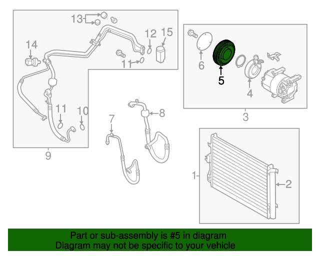 97643-2K100 - Pulley 2010-2013 Kia Soul | Kia.Parts Store