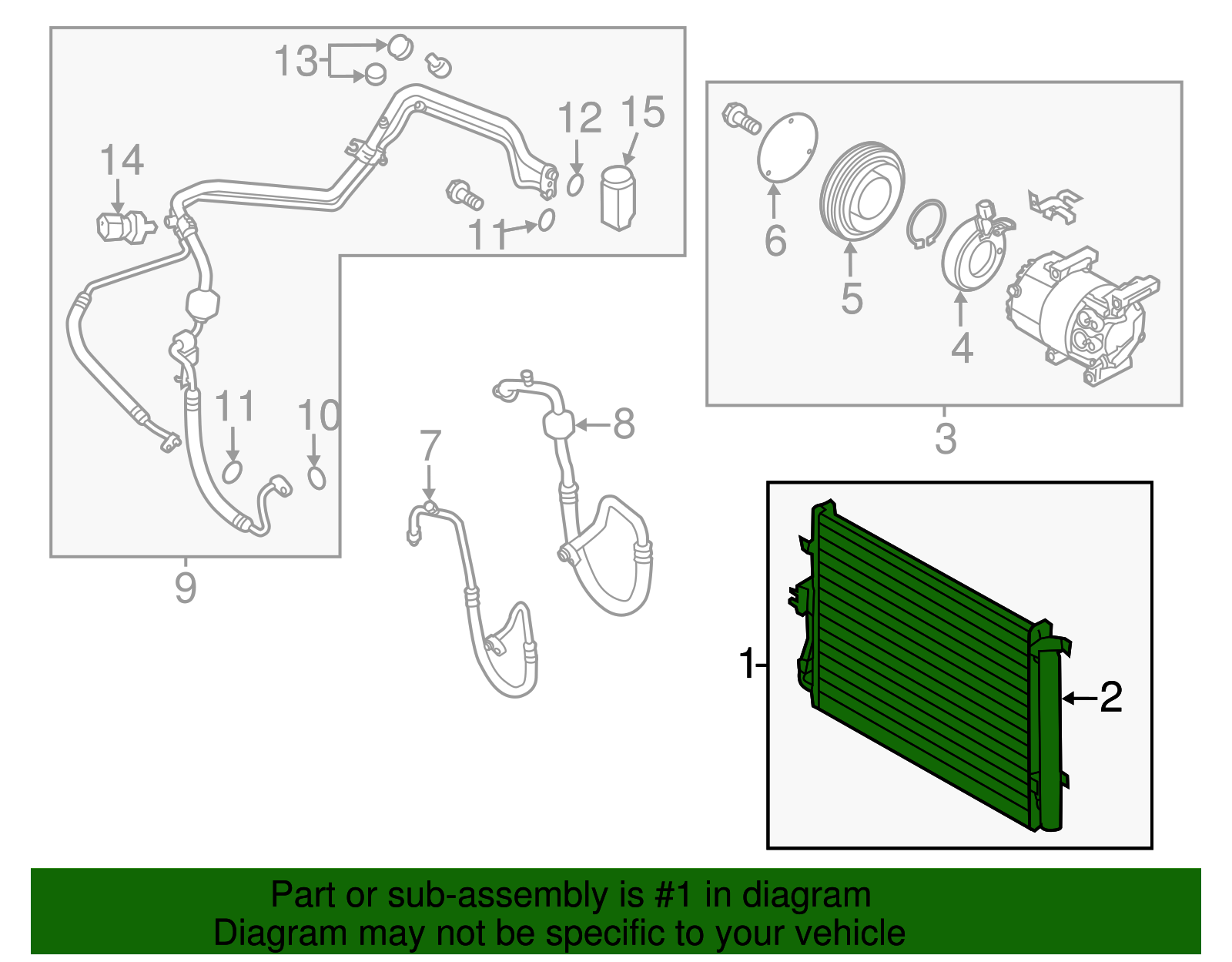 97606-2K600AS - Condenser 2012-2013 Kia Soul | Kia.Parts Store