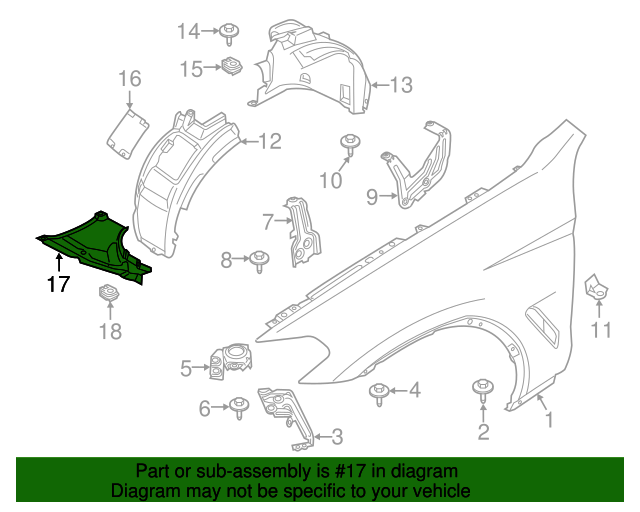 51718066312 - 2020-2021 BMW X3 Lower Panel (51-71-8-066-312) | BMW of ...