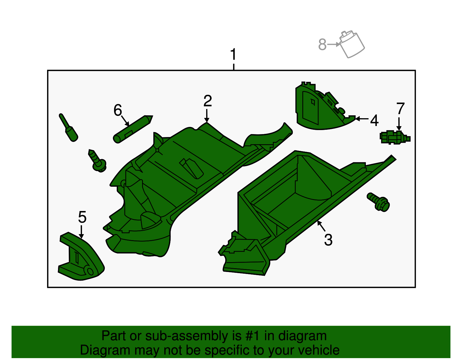 2013-2018 Nissan Altima Glove Box Assembly 68102-3TA0B | Nissan Parts OEM