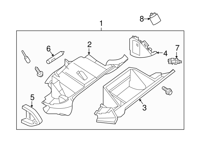 2013-2018 Nissan Altima Side Cover - Driver's Side (LH) 73953-3TA0B ...