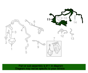 Genuine OEM Hose & Tube Assembly Part# LR078841 Fits 2016-2021 Land ...