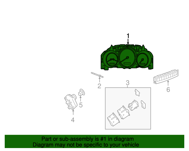 204-900-56-08 - Instrument Cluster 2012 Mercedes-Benz C 63 AMG ...