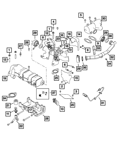 EGR System for 2019 Ram 2500 | My Mopar Parts
