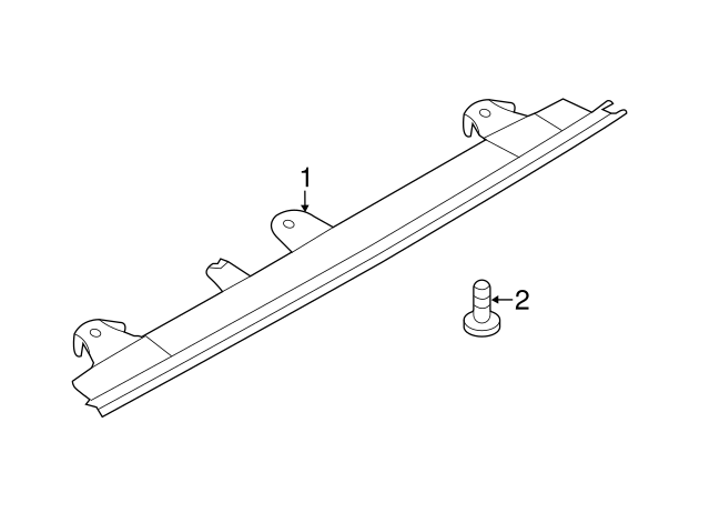958-631-050-11 - Center High Mount Stop Light 2015-2018 Porsche Cayenne ...