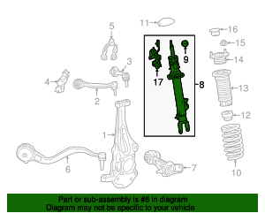 2018-2019 Lexus Shock Absorber 48520-80557 | OEM Parts Online