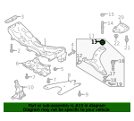 2018-2025 Subaru Lower Control Arm Rear Bushing 20204FL020 | Subaru ...