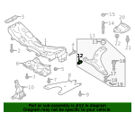 2006-2025 Subaru Lower Control Arm Front Bushing 20204AG030 | Subaru ...
