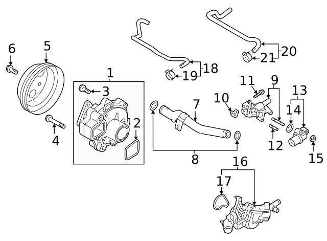 2018-2020 Mazda Control Valve Gasket PYFA-15-169A | TascaParts.com