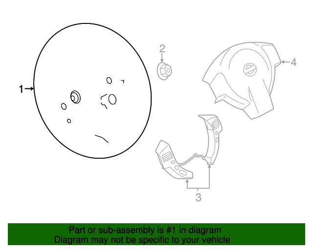 19318140 GM Steering Wheel | GM Parts Store