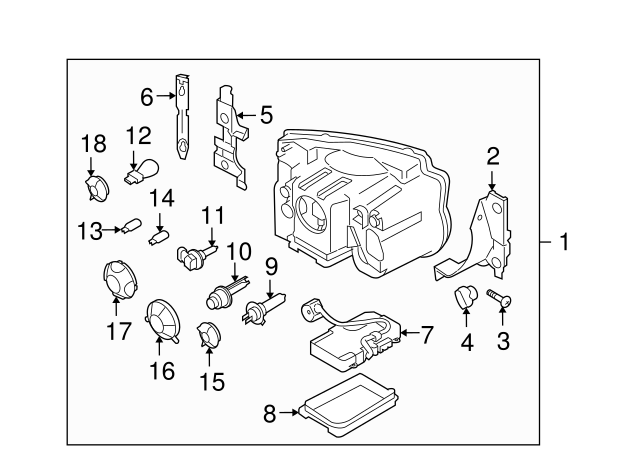 2005-2009 Land Rover LR3 Composite Assembly XBC500452 | Express Land ...