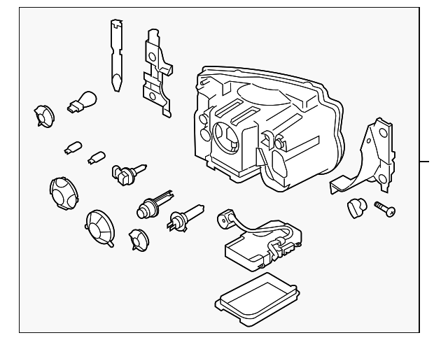 Genuine OEM Composite Assembly Part# XBC001122 Fits 2005-2009 Land ...