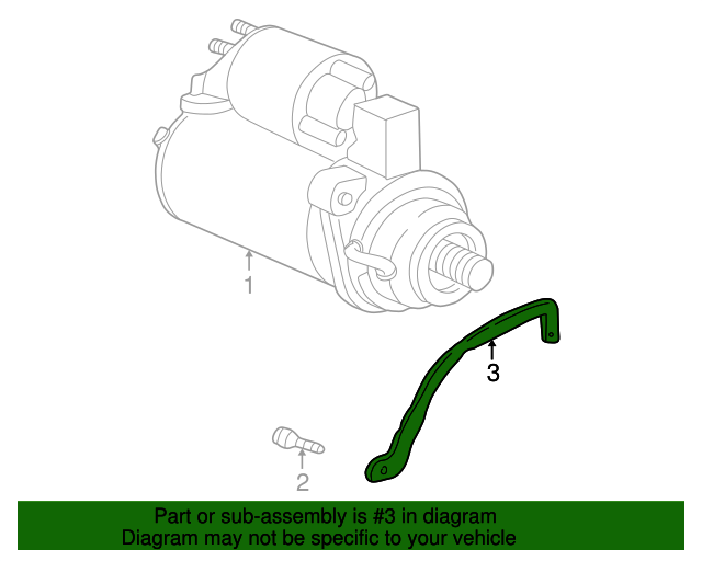 2001-2005 Porsche 911 Ground Cable 996-607-034-01 | Gaudin Porsche Parts