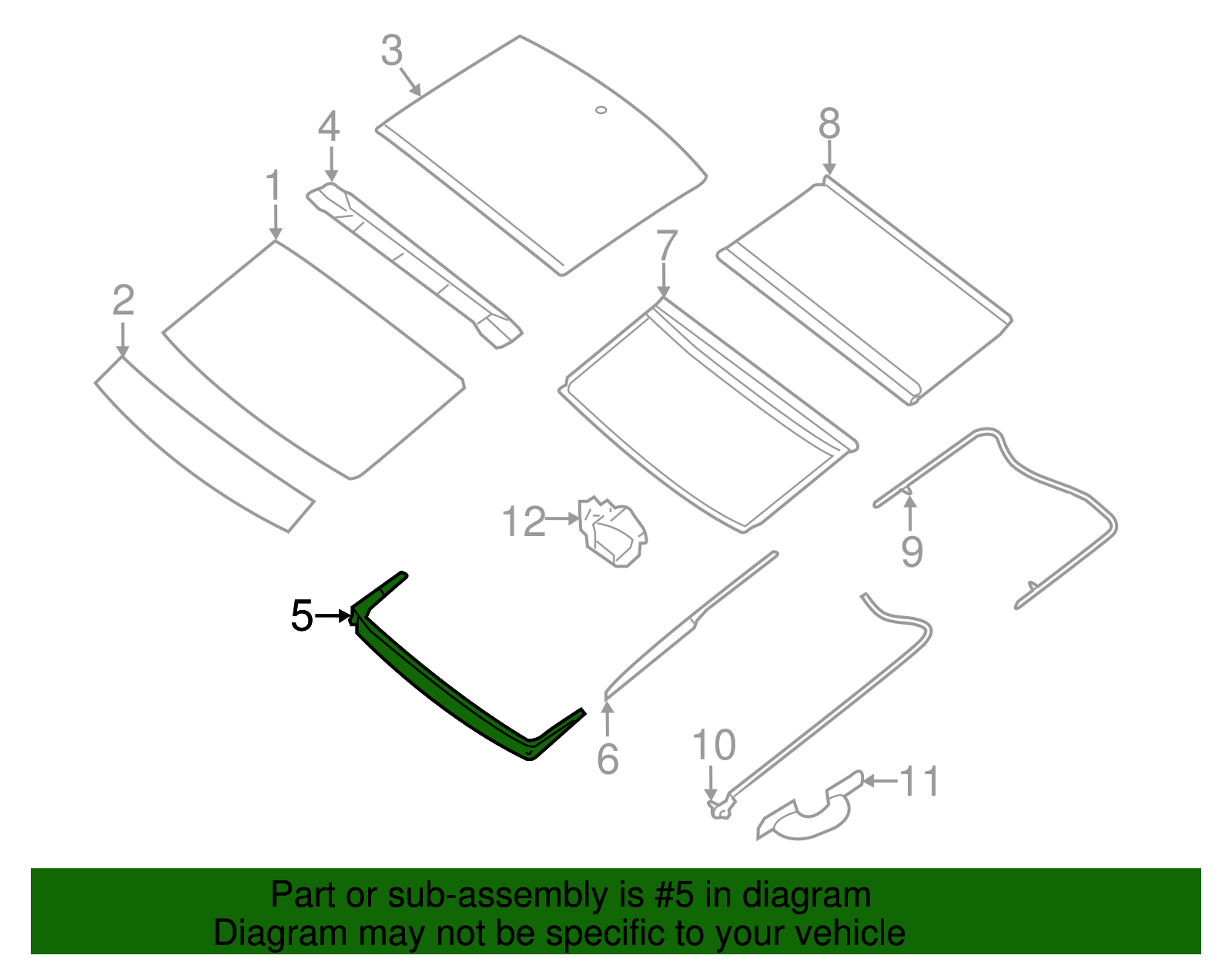 2016-2023 Nissan Maxima Deflector 91280-4RA1A | Nissan Parts ...
