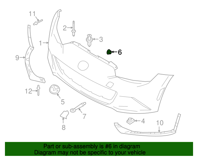 2009-2020 Mazda OEM NEW 2009-2019 Mazda MX5 Miata Emblem Trim Molding U ...
