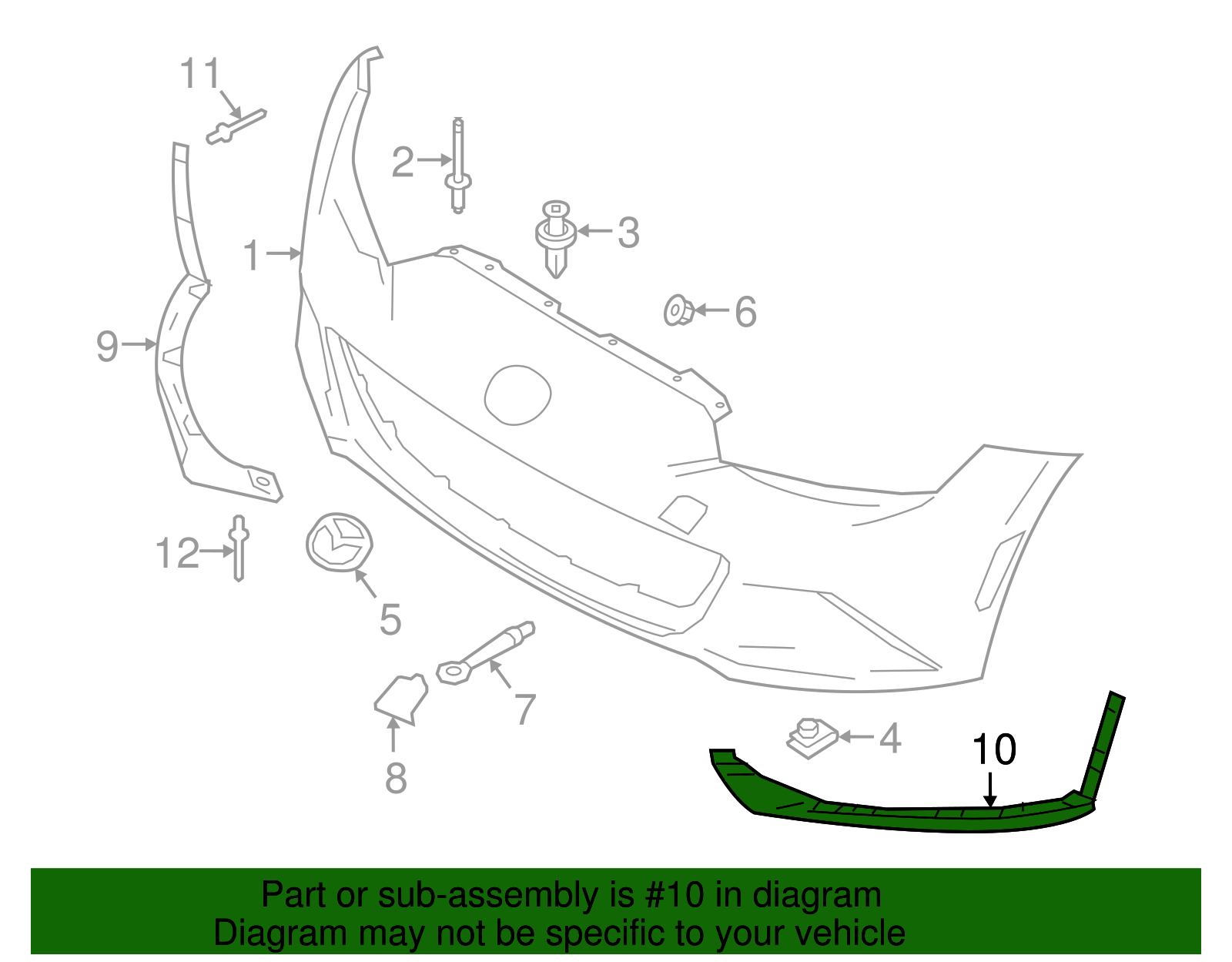 N243-51-9L1 - Deflector - 2016-2020 Mazda MX-5 Miata | Mazda Parts Factor