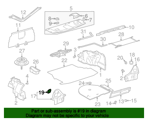 64746-AC010 - Rear Lamp Cover Access Panel - 2000-2002 Toyota Avalon ...