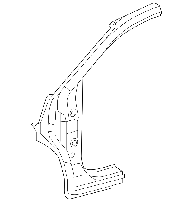 2014-2019 Toyota Highlander Outer Hinge Pillar 61131-0E060 | Toyota ...