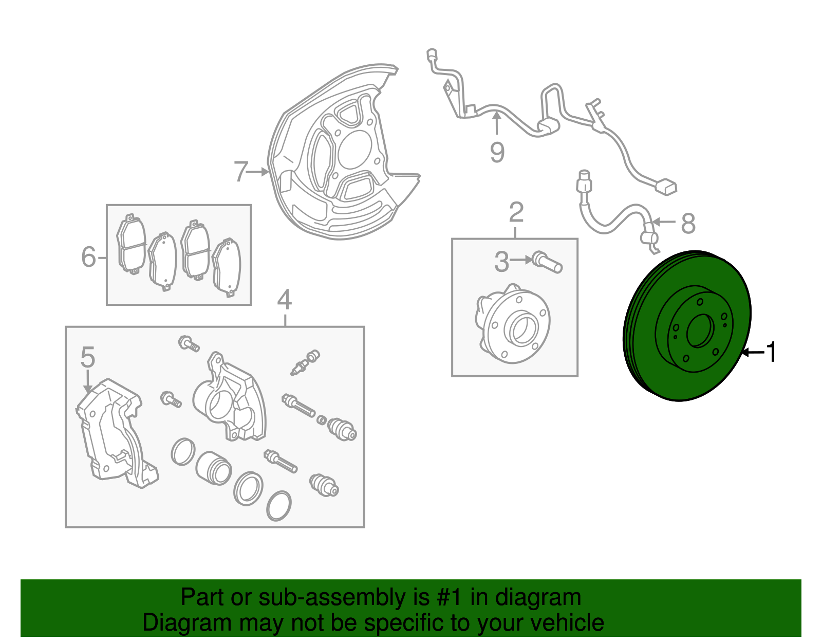 2006-2023 Lexus Rotor 43512-22261 | OEM Parts Online