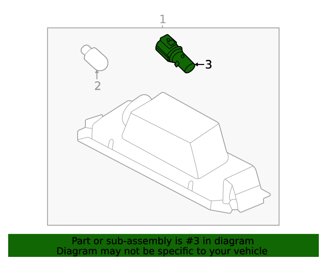 92350-4H000 - License Plate Light Socket - 2018-2024 Hyundai | OEM ...