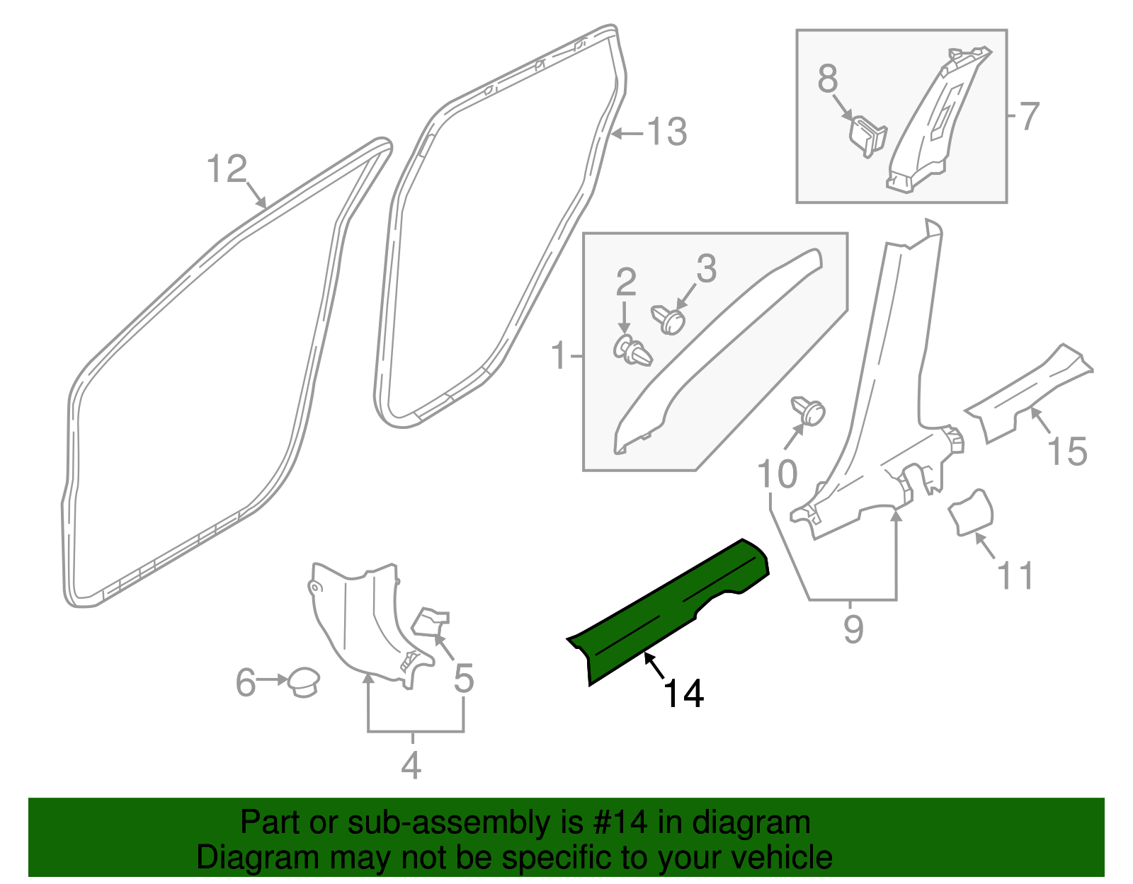 76952-4CE0A - 2017-2023 Nissan - Front Sill Plate | Anicra Nissan Parts