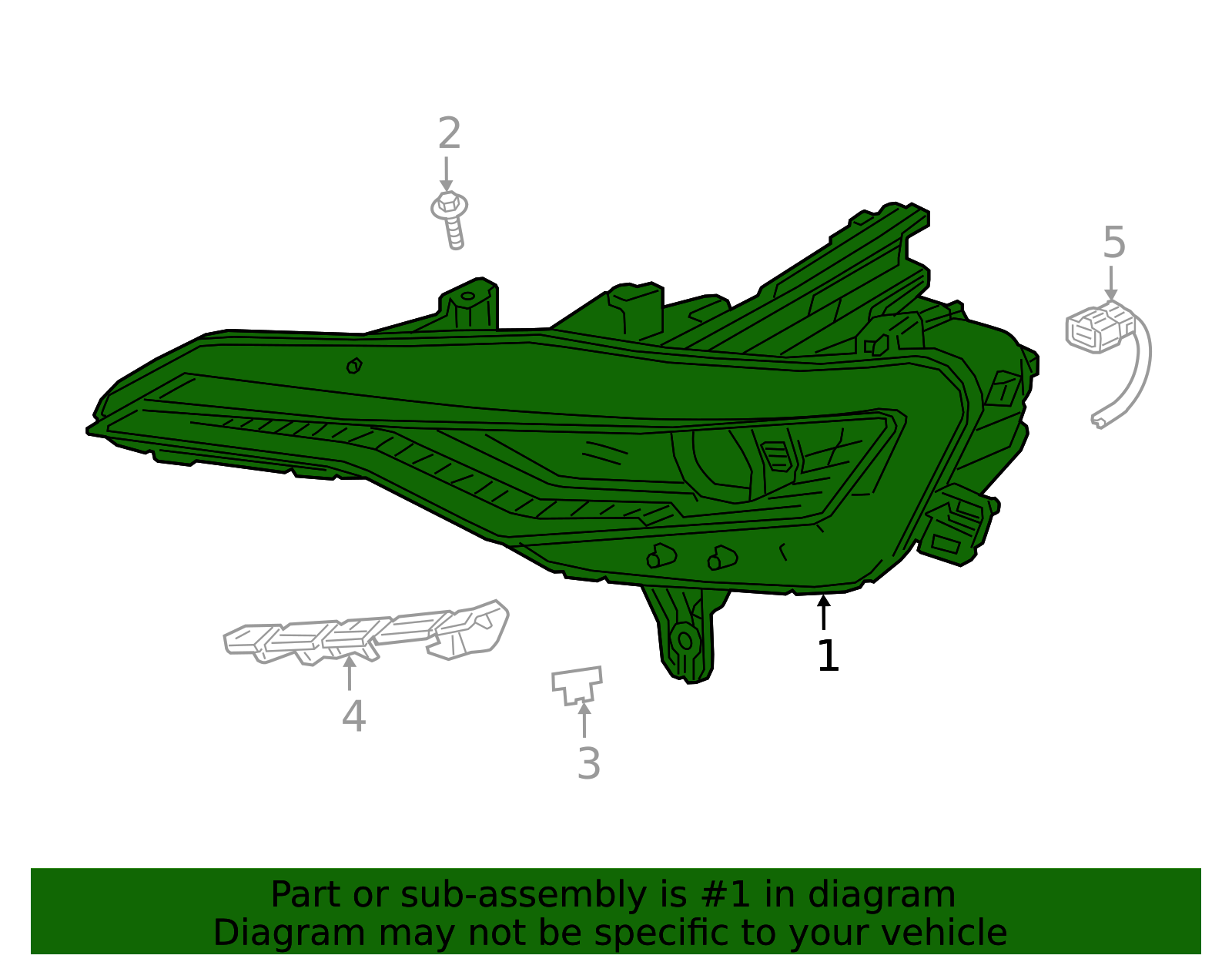 2019-2024 Chevrolet Camaro Passenger Side Headlamp 84756148 | OEM Parts ...