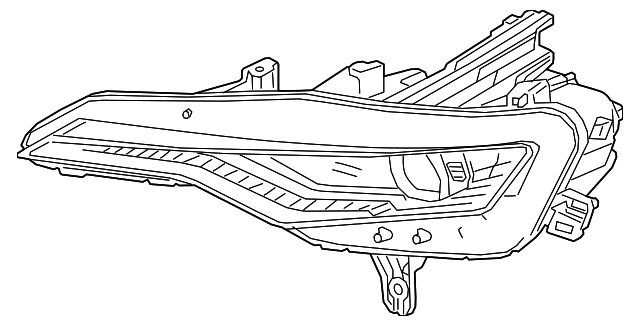 2019-2024 Chevrolet Camaro Passenger Side Headlamp 84756148 GM ...