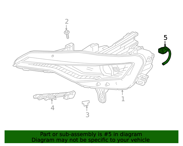 2021-2023 Chevrolet Camaro Forward Lamp Wiring Harness 84515032 | GmPW