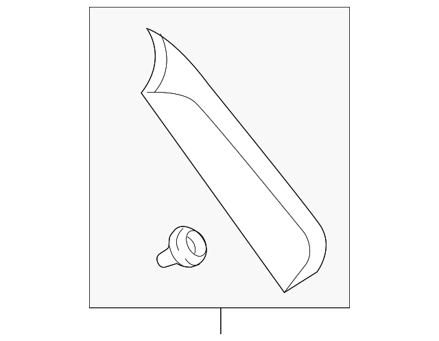 87370-A9000 - Pillar Molding - 2015-2021 Kia Sedona | Kia Auto Parts