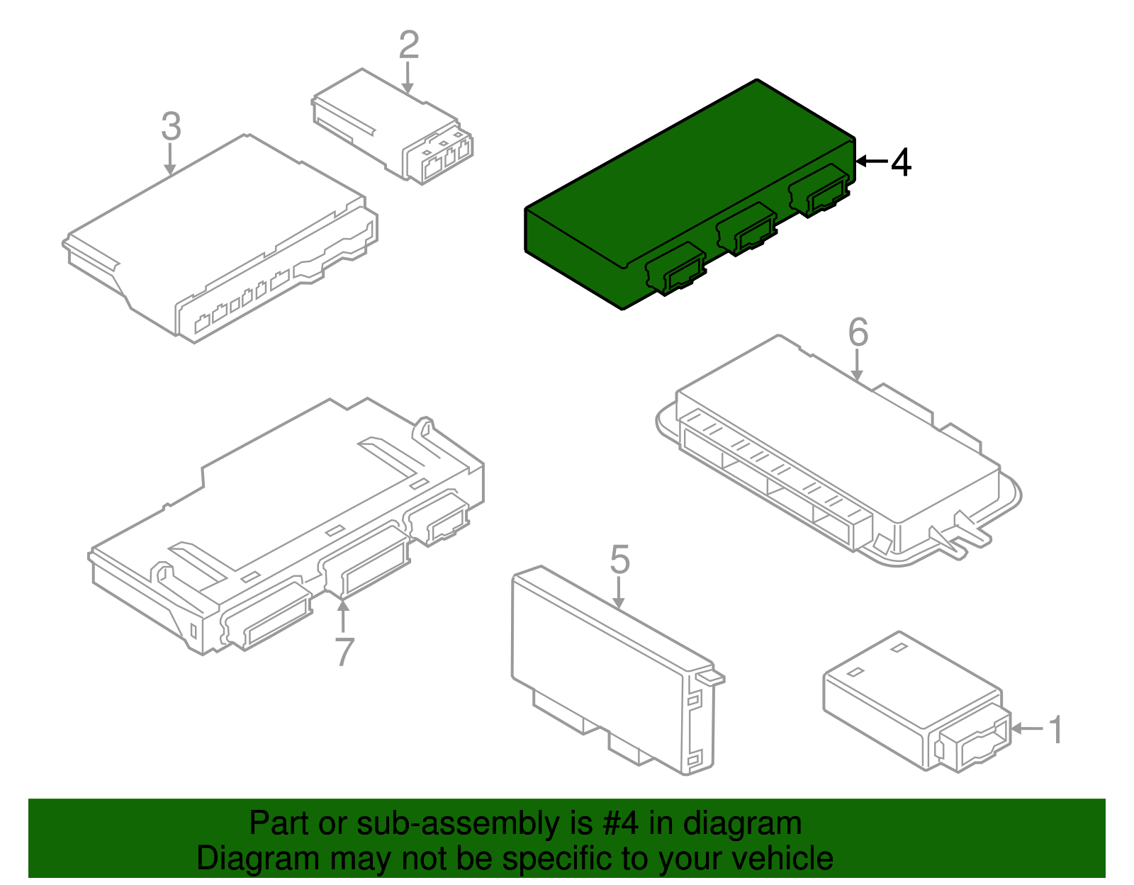 61357394649 - 2015-2018 BMW Control Module (61-35-7-394-649) | BMW of ...