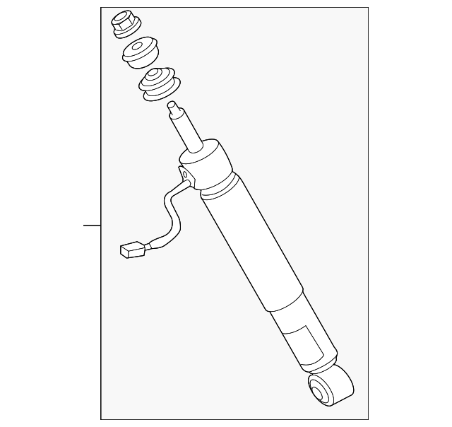 4853069575 - 2010-2020 Lexus GX460 Front Left & Right Suspension Shock ...