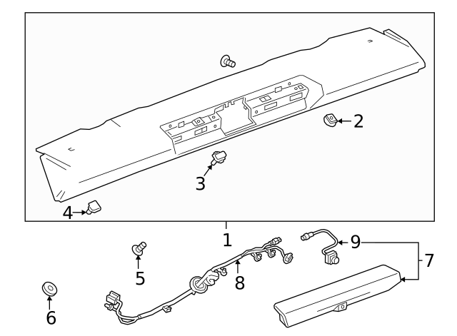 2019-2022 GM Spoiler Assembly Retainer Nut 11602127 | TascaParts.com