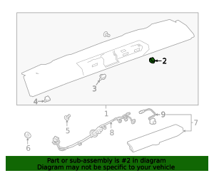 2019-2022 GM GM 11602127 Spoiler Assembly Retainer Nut | GM Outlet