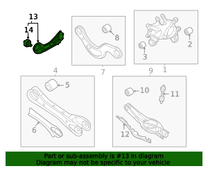 2022-2024 Hyundai Tucson Trailing Arm 55271-CW000 | OEM Parts Online