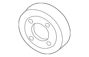 Engine Water Pump Pulley 19367394 GM | GMPartsDirect.com