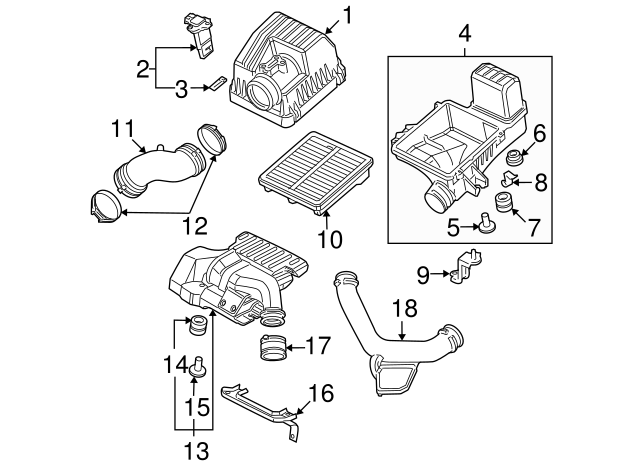 2006-2011 Honda Civic Chamber Assembly, Resonator 17230-RNA-A00 | Honda ...