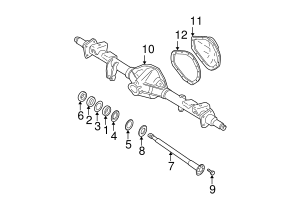 1999-2023 GM Rear Axle Shaft Seal 15823962 GM | GMPartsDirect.com