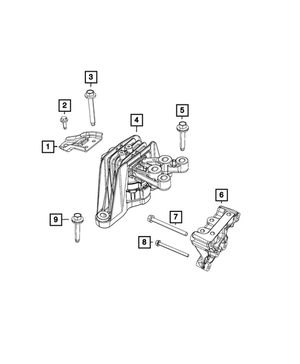 2017-2025 Chrysler Isolator, Right Side 68224746AD | Mopar eStore